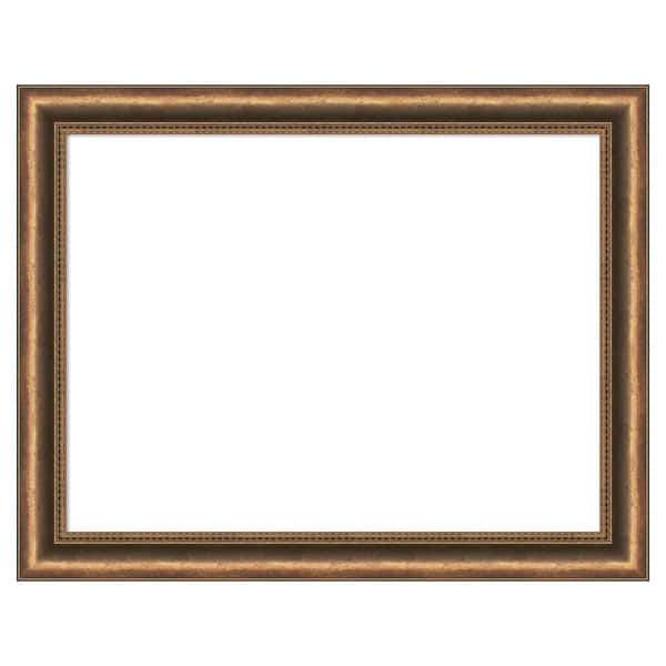 Amanti Art Manhattan Bronze Narrow 28 in. x 22 in. Wood Framed Dry ...