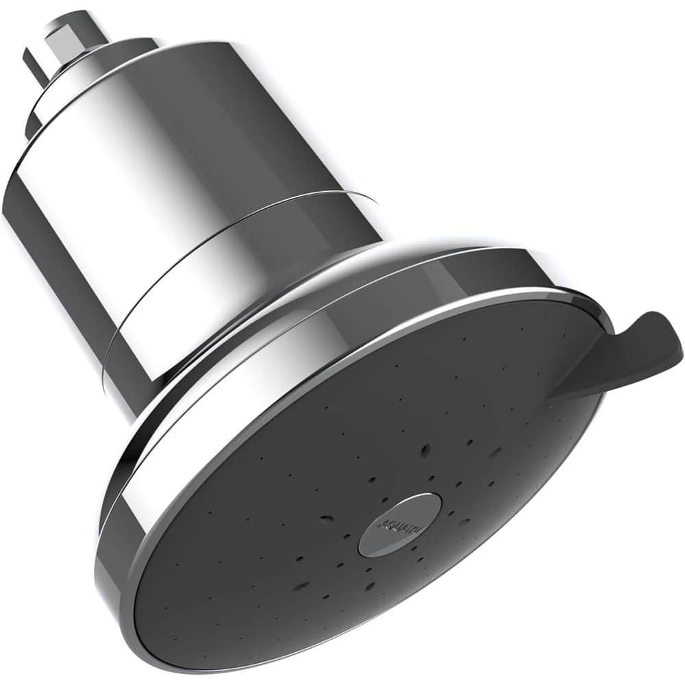 High Pressure Shower Filter 1.8 GPM 6 in. Wall Mount Fixed Head in ...