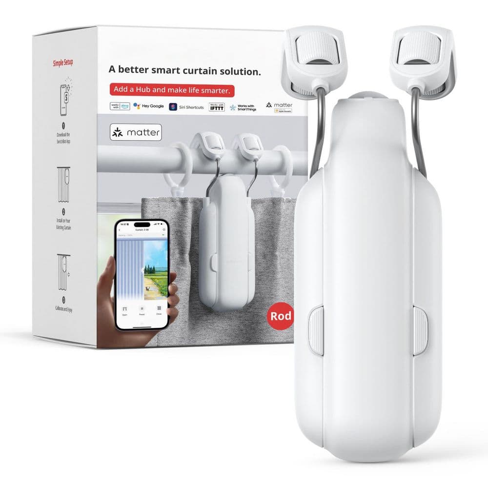 phyfalip Automatic Curtain Opener Bluetooth Remote Control Smart ...