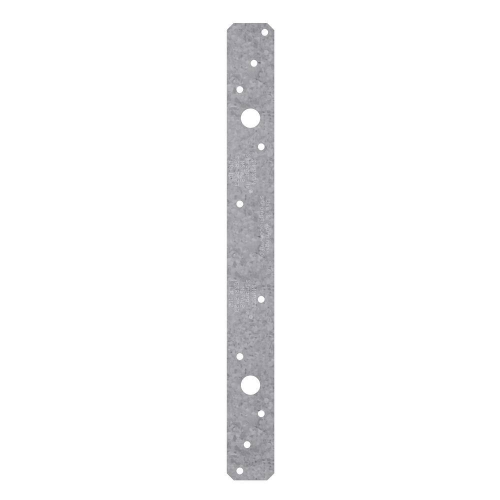 Simpson Strong-Tie MSTA 12 in. 18-Gauge Stainless-Steel Medium Strap ...