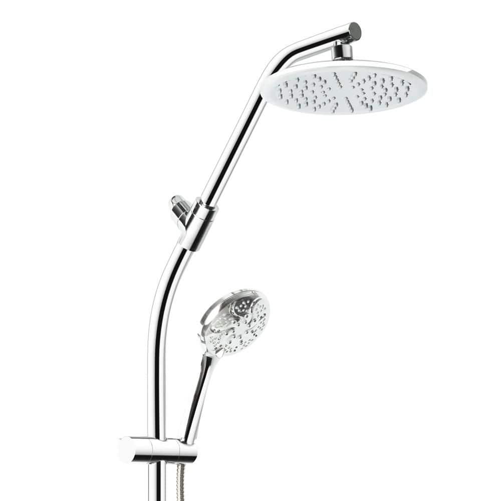 Niagara Conservation Shower Rail Kit 6-Spray Round High Pressure ...