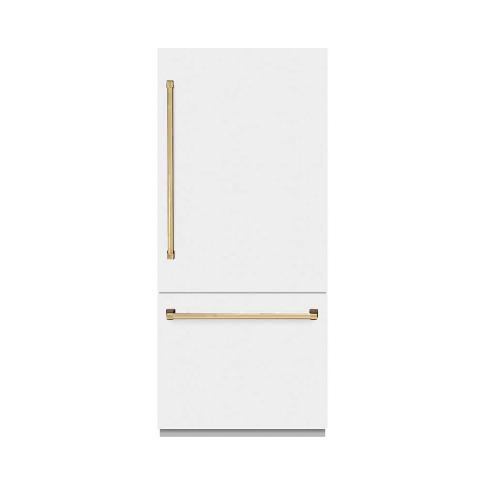 ZLINE Kitchen and Bath 36 in. 19.8 cu. ft. Built-in Bottom Freezer ...