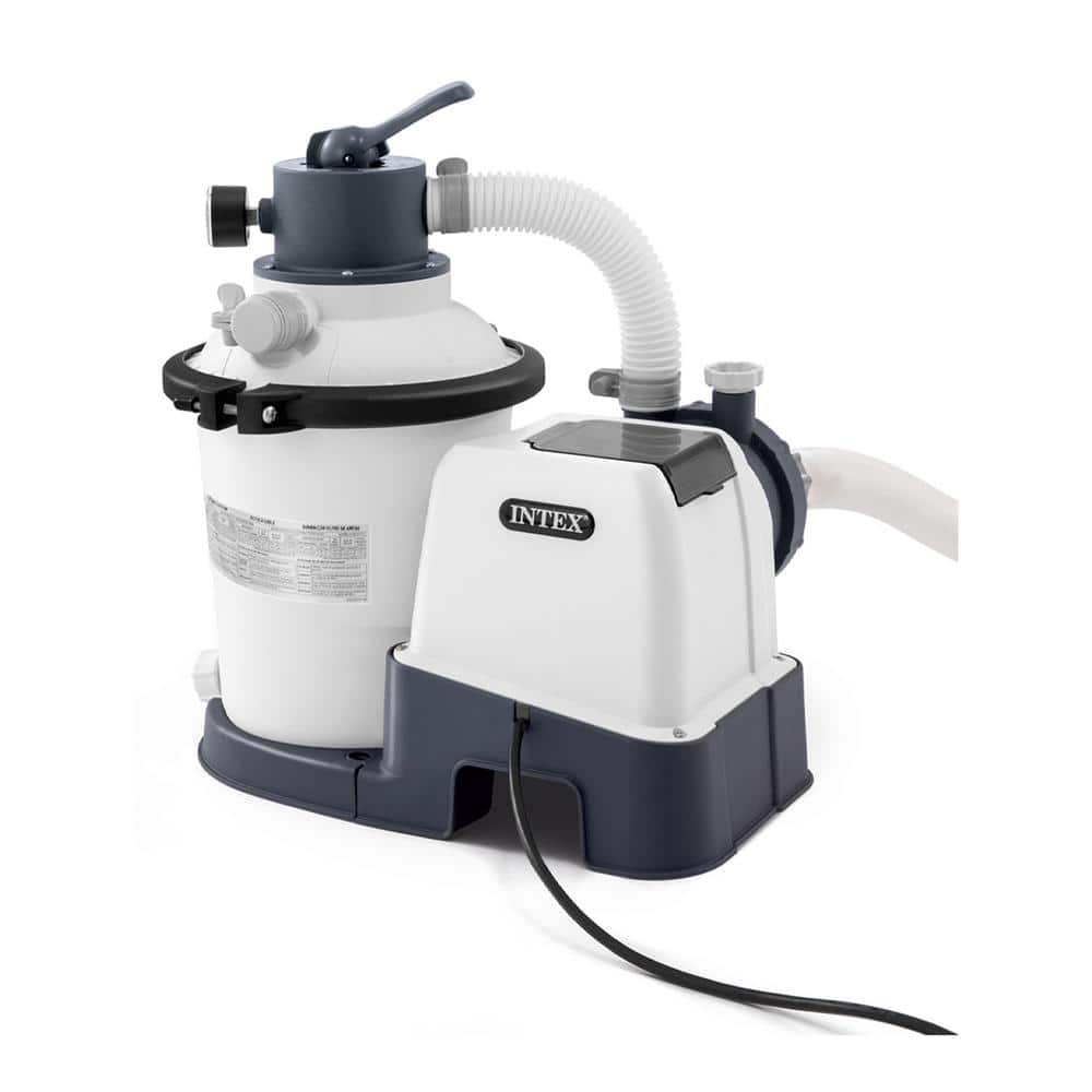 Intex 25 sq. ft Filtration Area Krystal Clear Sand Filter Pump for ...