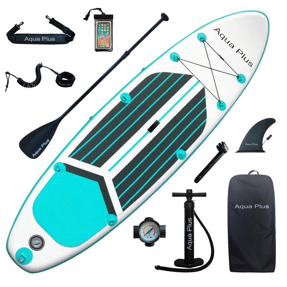 Ultra Portable 126 in. Graffiti D Grey PVC Inflatable Paddleboard with ...