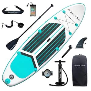 Ultra Portable 126 in. Pink Gray PVC Inflatable Paddleboard with ...