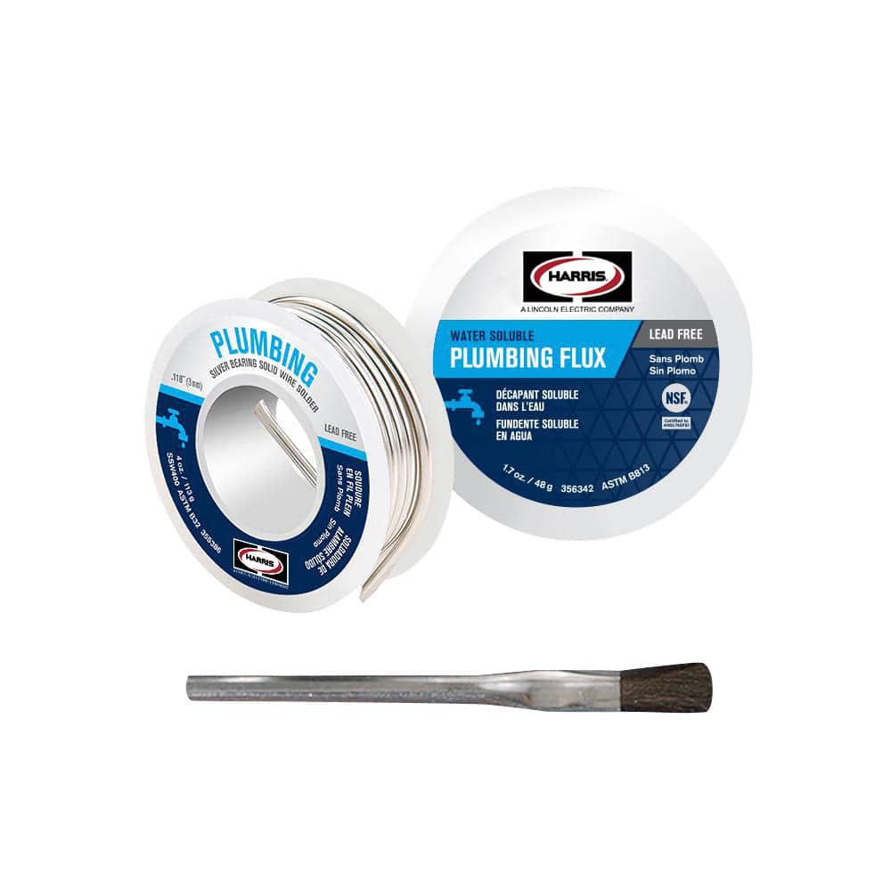 The Harris Products Group Solder and Flux Kit 333559 - The Home Depot