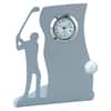 Visol Chrome Drive Golf Themed Metal Desk Clock VAC606 - The Home Depot