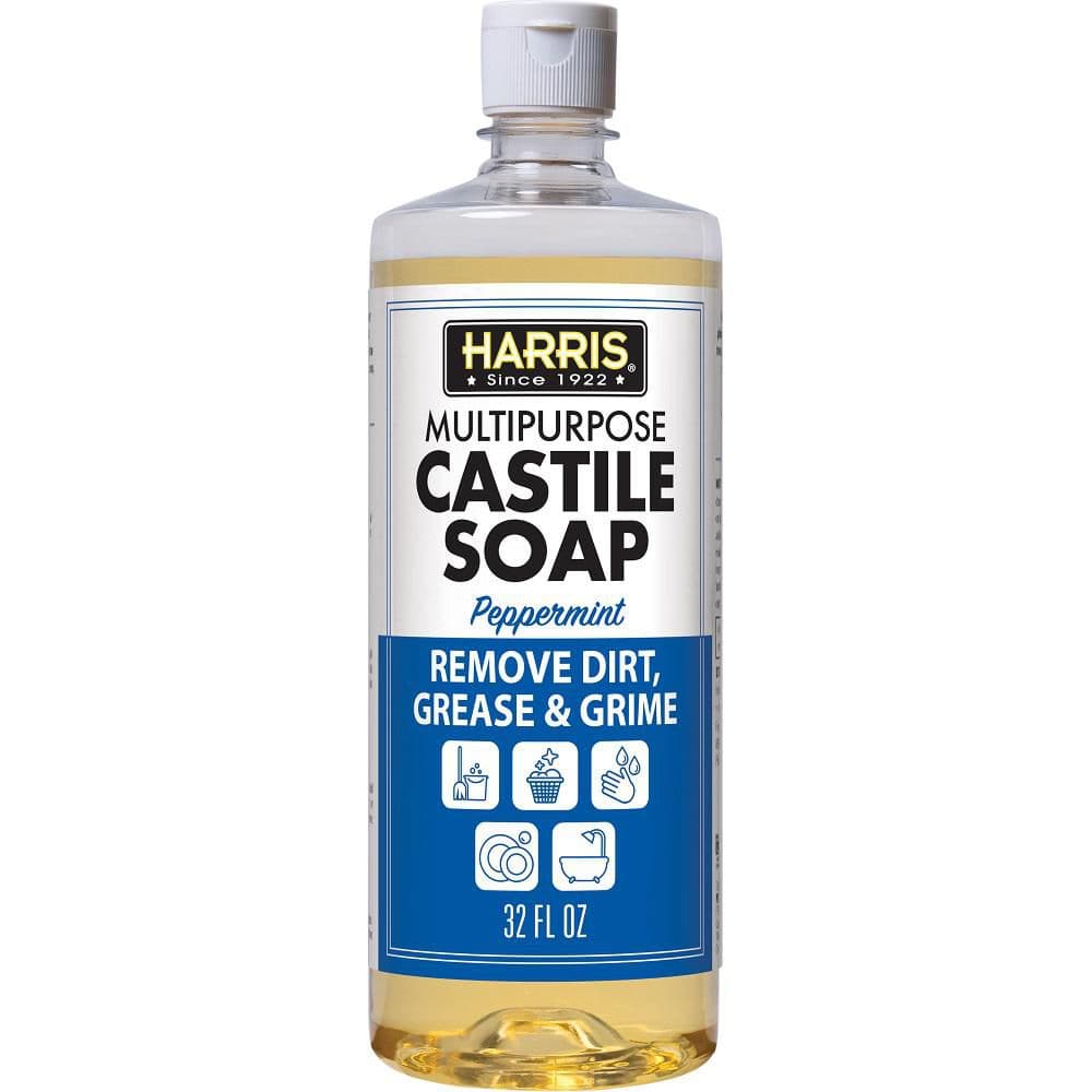 Harris 32 oz. Peppermint Castile Soap All Purpose Cleaner CSP-32 - The ...