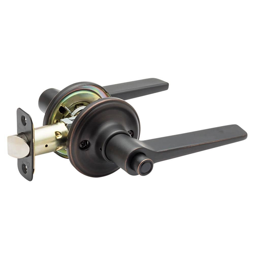 Copper Creek Contemporary Zane Tuscan Bronze Bed/Bath Door Handle ...
