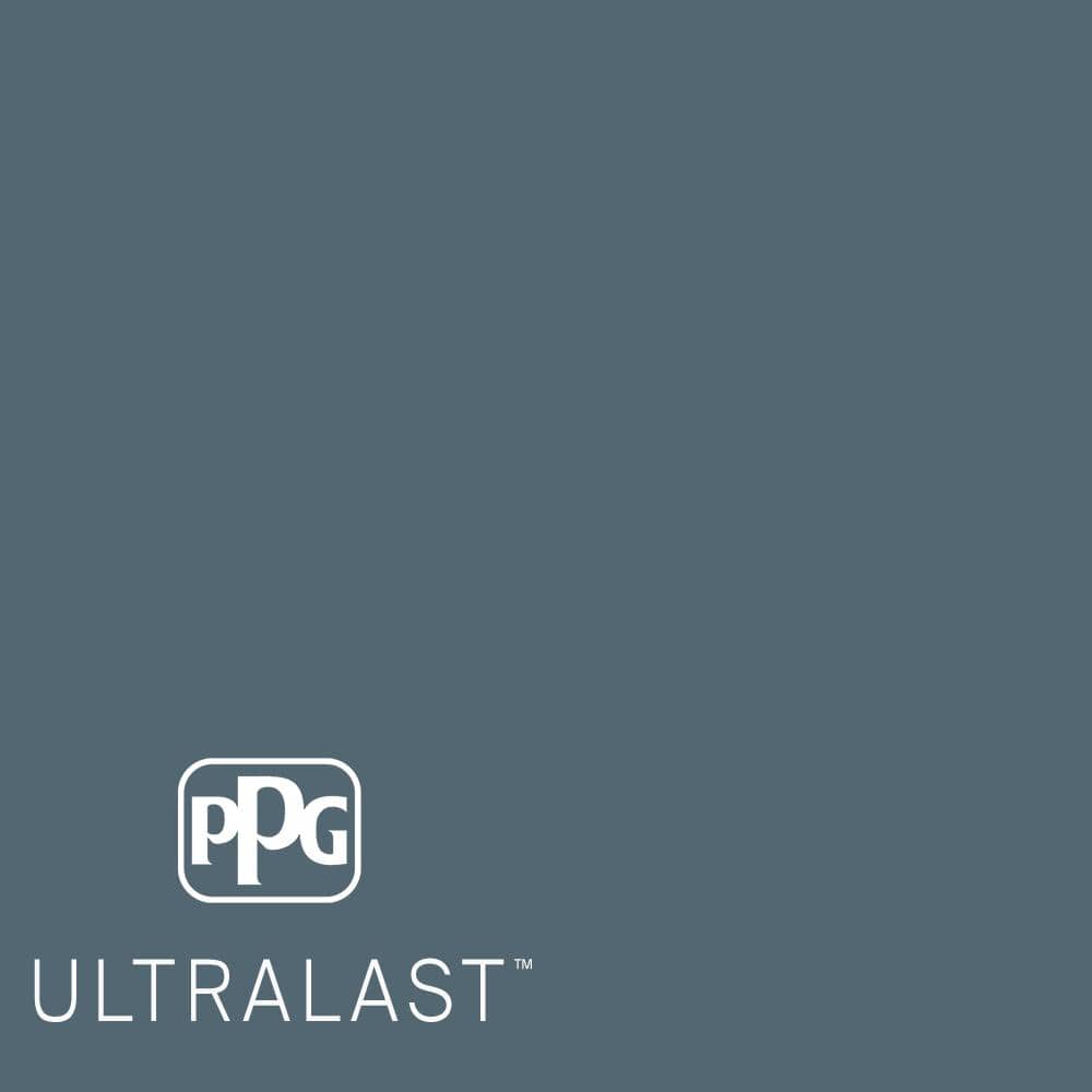 PPG UltraLast 1 gal. PPG1153-6 Silent Night Eggshell Interior Paint and ... PPG UltraLast 1 gal. PPG1153-6 Silent Night Eggshell Interior Paint and ...