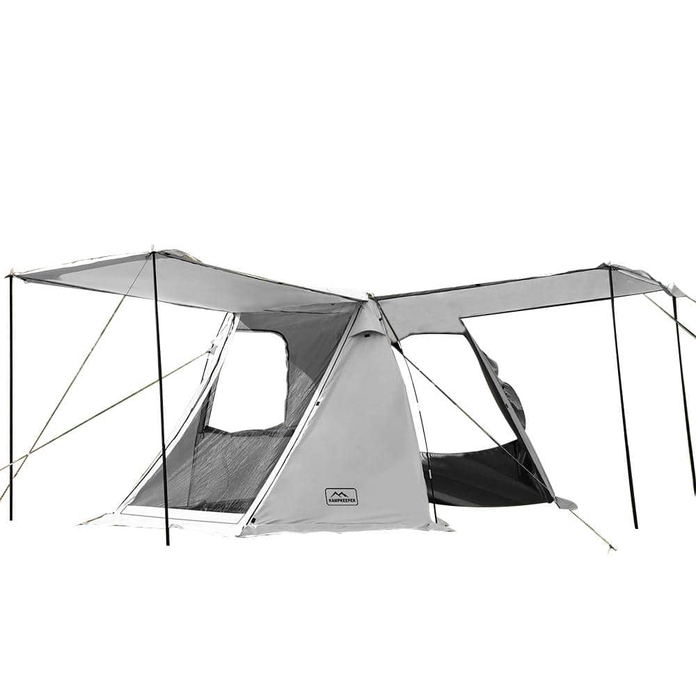 Tenleaf 11 ft. x 9.5 ft. Gray Vehicle SUV Tent Car Camping Tent for ...