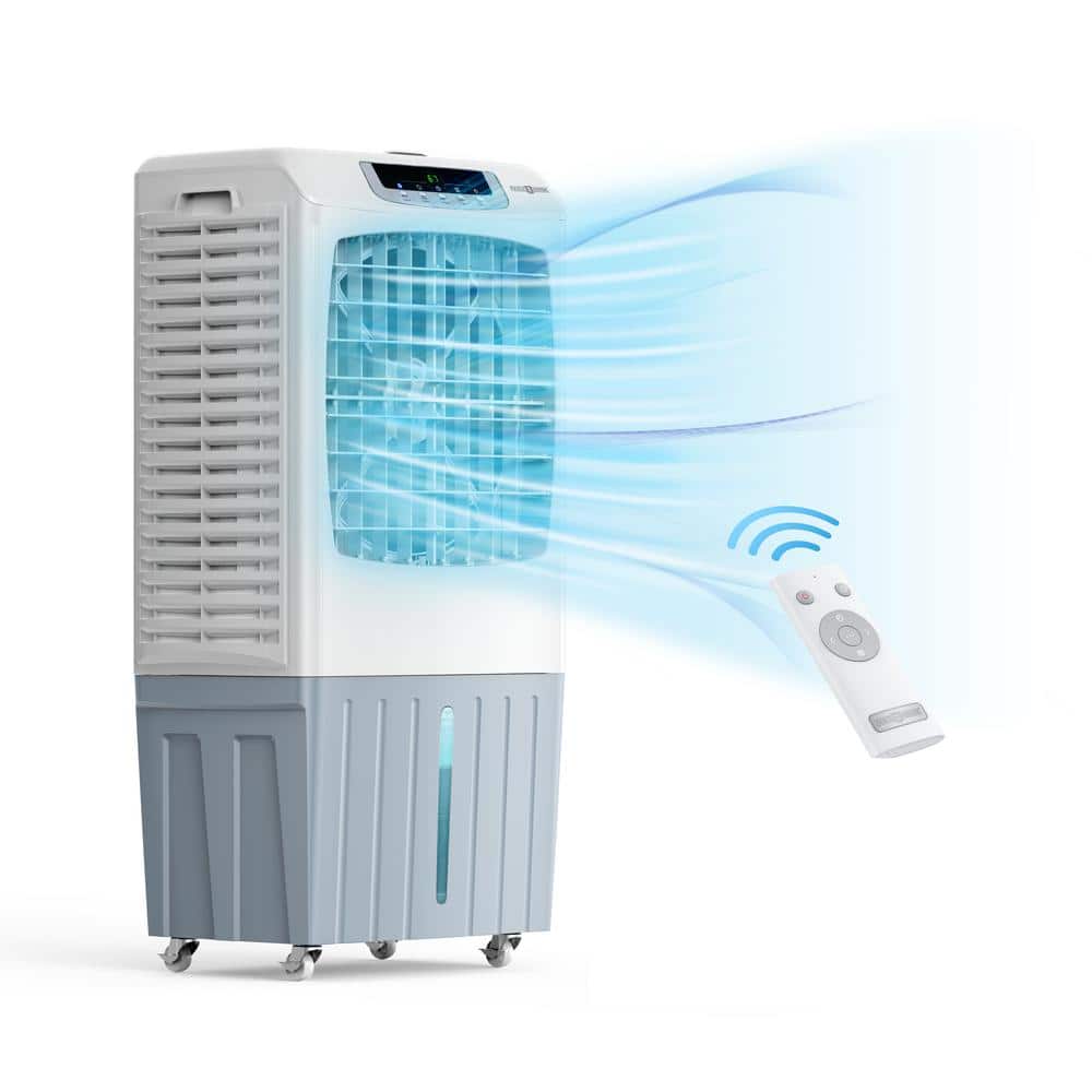 cadeninc Antique White 3000 CFM 3-Speed Evaporative Air Cooler 400 sq ...