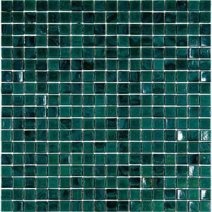 Apollo Tile Celestial 4" x 6" Glossy Kelly Green Glass Mosaic Uniform ...