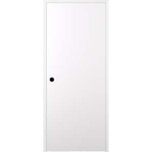 Belldinni Optima N DIY-Friendly 30 in. х 84 in. Right-Hand Snow White ...