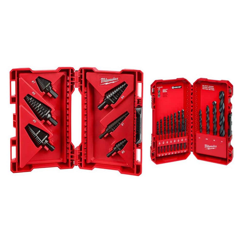 Milwaukee Black Oxide Twist Drill Bit Set (27-Piece) 48-89-9224-48-89 ...