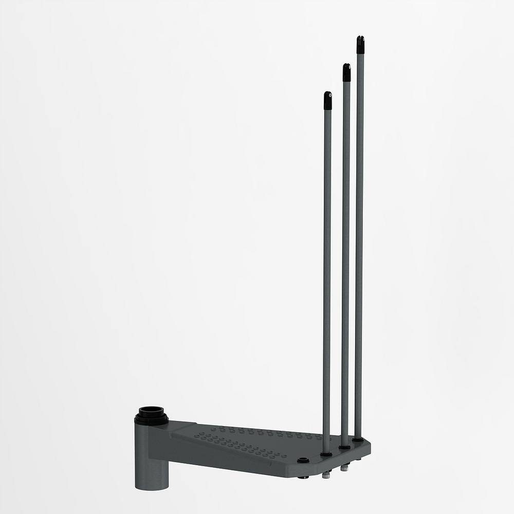 SKY030 Iron Grey 55 in. Steel Add Riser K24109 - The Home Depot