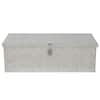 Karl home 30 in. Silver Aluminum Underbody Truck Tool Box Double RV ATV ...