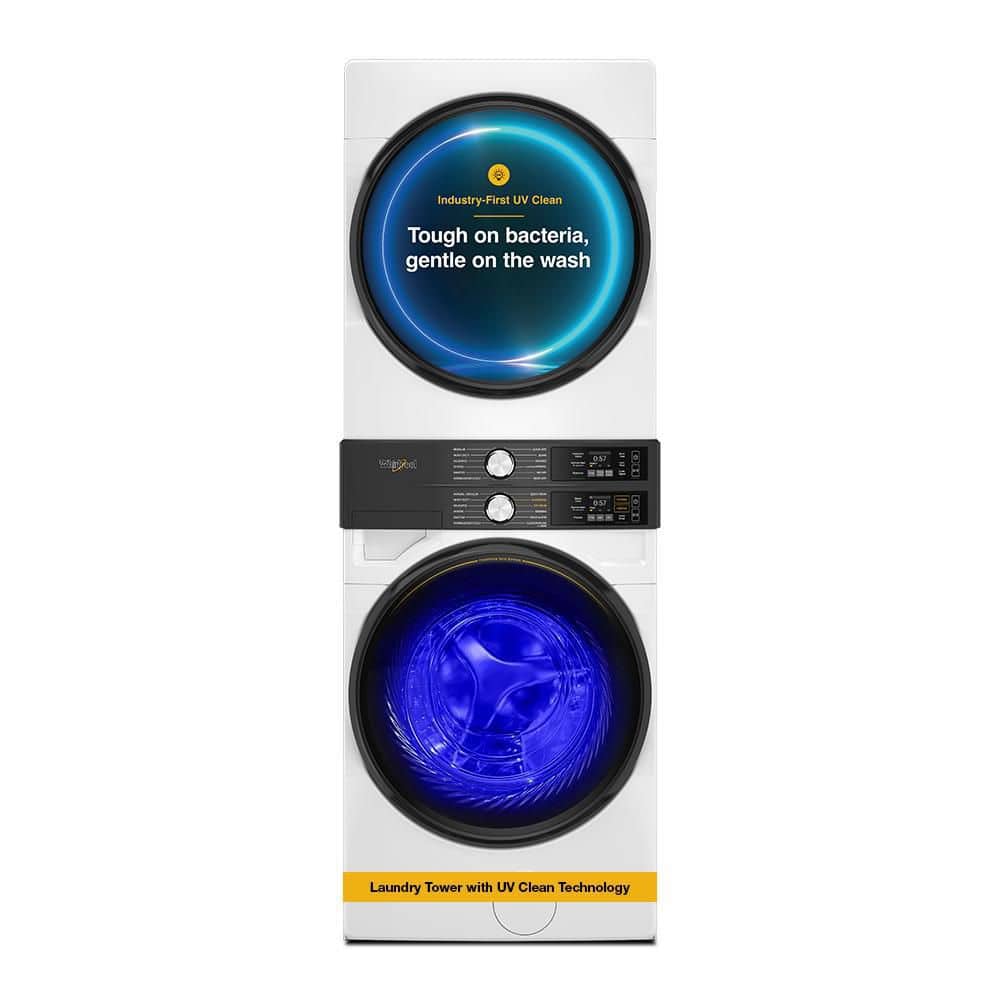 Whirlpool Laundry Tower 4.5 cu. ft. Washer with UV Clean Technology and ...
