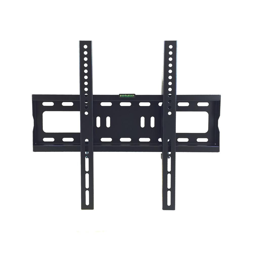 MegaMounts Heavy-Duty Matte Black Fixed Television Wall Mount for 26 in ...