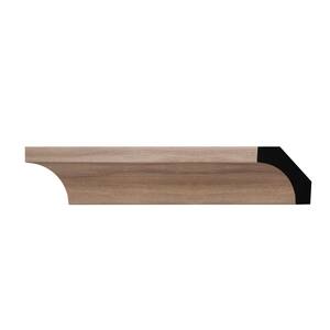 Ekena Millwork WM49 2.09 in. D x 3 in. W x 6 in. L Wood (Walnut) Crown ...