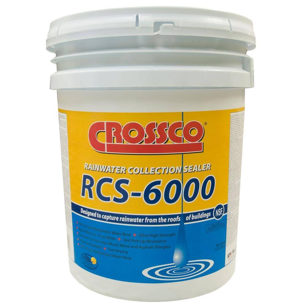 Crossco Roof Rainwater Collection Sealer 5 Gal. RS095-2 - The Home Depot