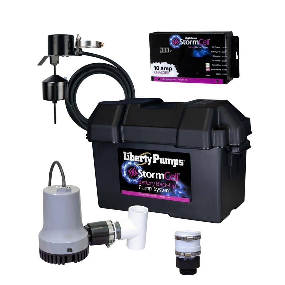 Liberty Pumps 441-Series 12-Volt Battery Powered Backup Sump Pump ...