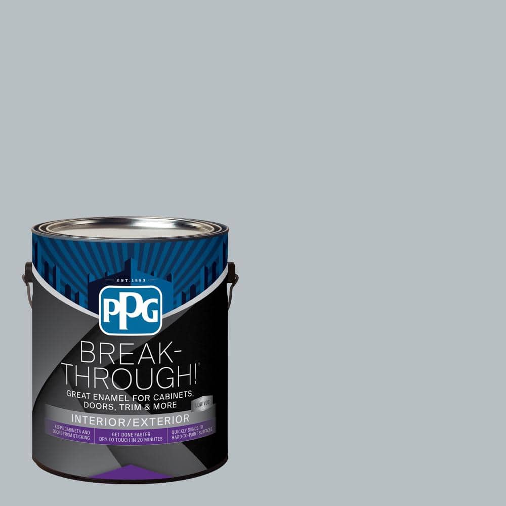 Reviews for Break-Through! 1 gal. PPG1012-4 Gray Frost Satin Door, Trim ...