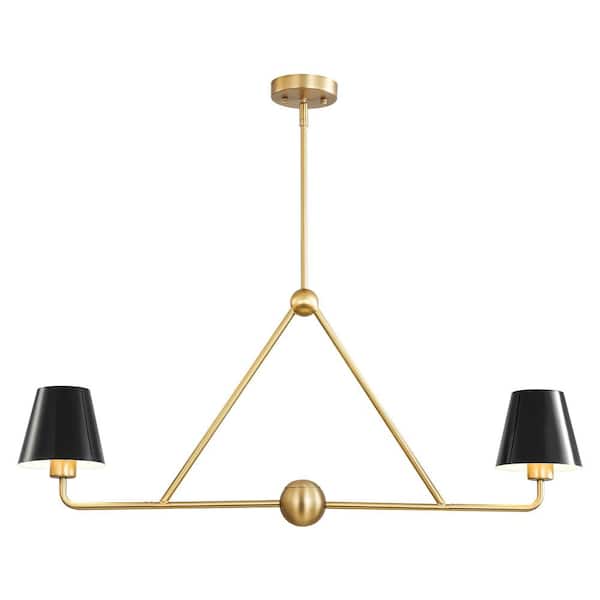 Reviews for Rennnsan Passyunk 6-Light Industrial Vintage Gold and Black ...