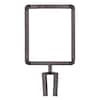 USW Plastic Stanchion Sign Holder with Plexiglass Covers compatible ...