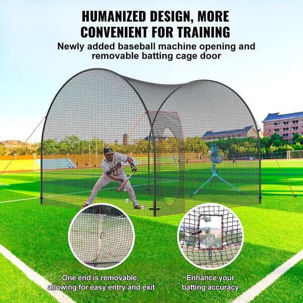 Softball Batting Cage With Pitching Machines