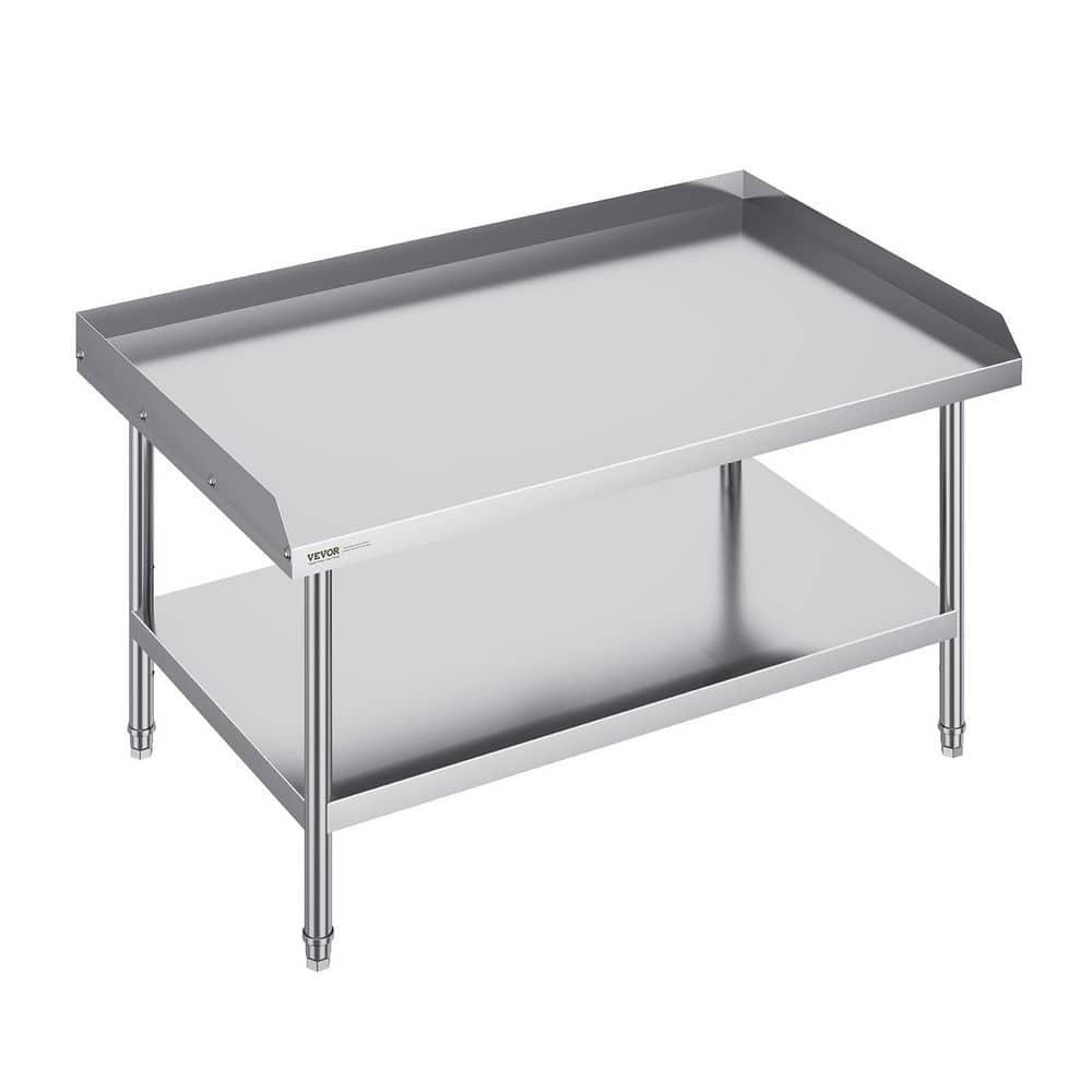 VEVOR Stainless Steel Equipment Grill Stand 48 x 30 x 26 in. Stainless ...