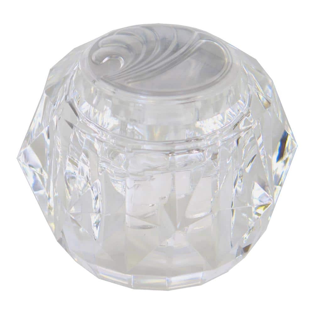 Everbilt Round Acrylic Replacement Shower Faucet Handle for Delta ...