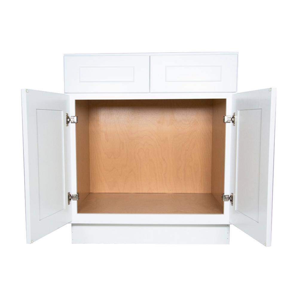 Have a question about HOMEIBRO Newport White Shaker Style Stock 2-Door ...