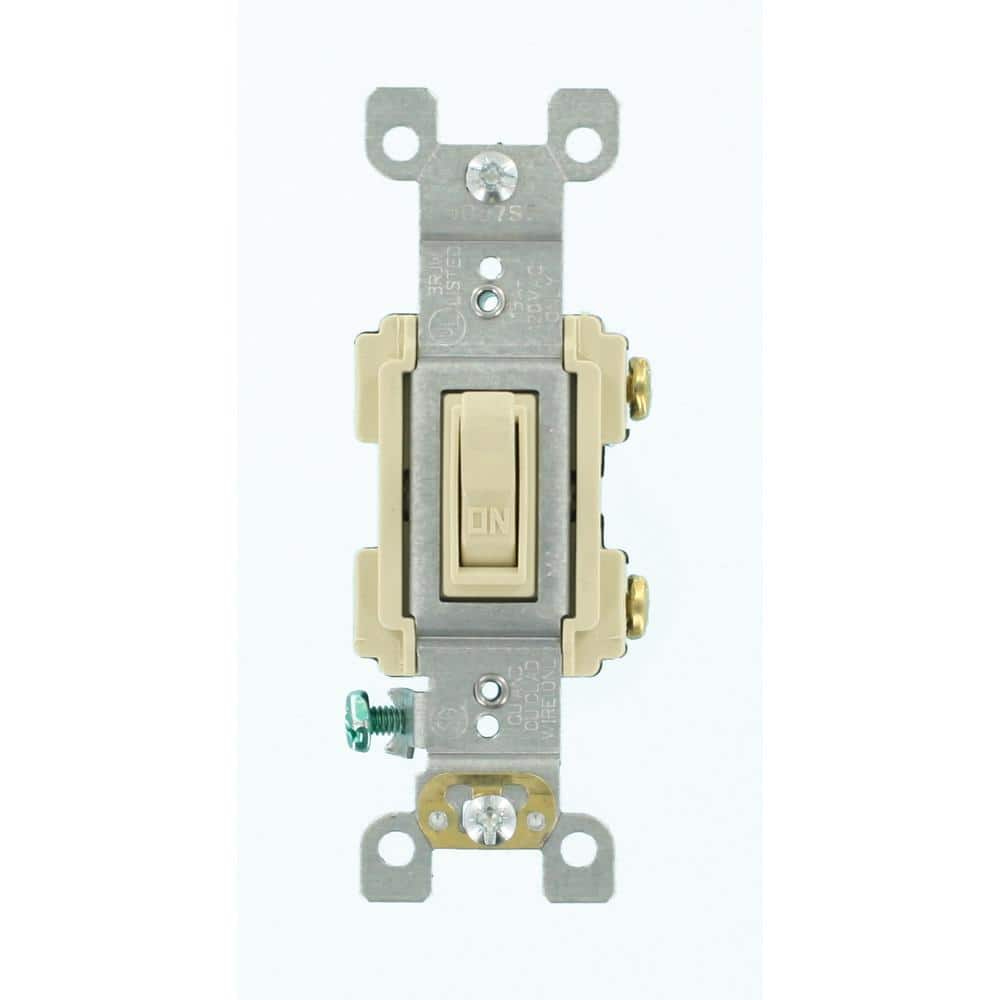 Leviton 15 Amp Preferred Switch, Ivory RS115-2I R61-RS115-02I - The ...