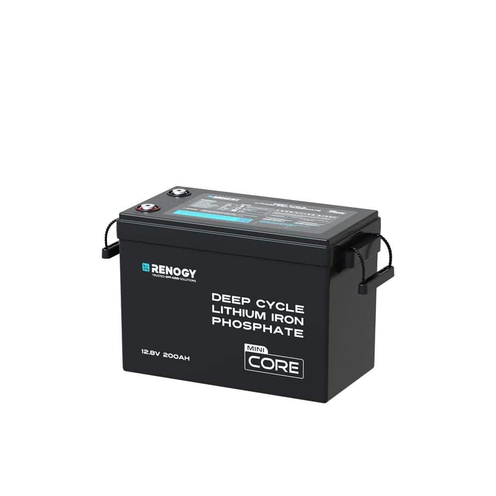 Renogy 12V 200Ah Lithium LiFePO4 Deep Cycle Battery Rechargeable ...