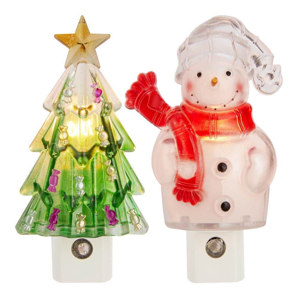 Shawshank LEDz 1-Light LED Magic Seasons Christmas Night Light Green ...