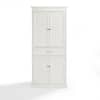 CROSLEY FURNITURE Parsons White Storage Cabinet CF3100-WH - The Home Depot