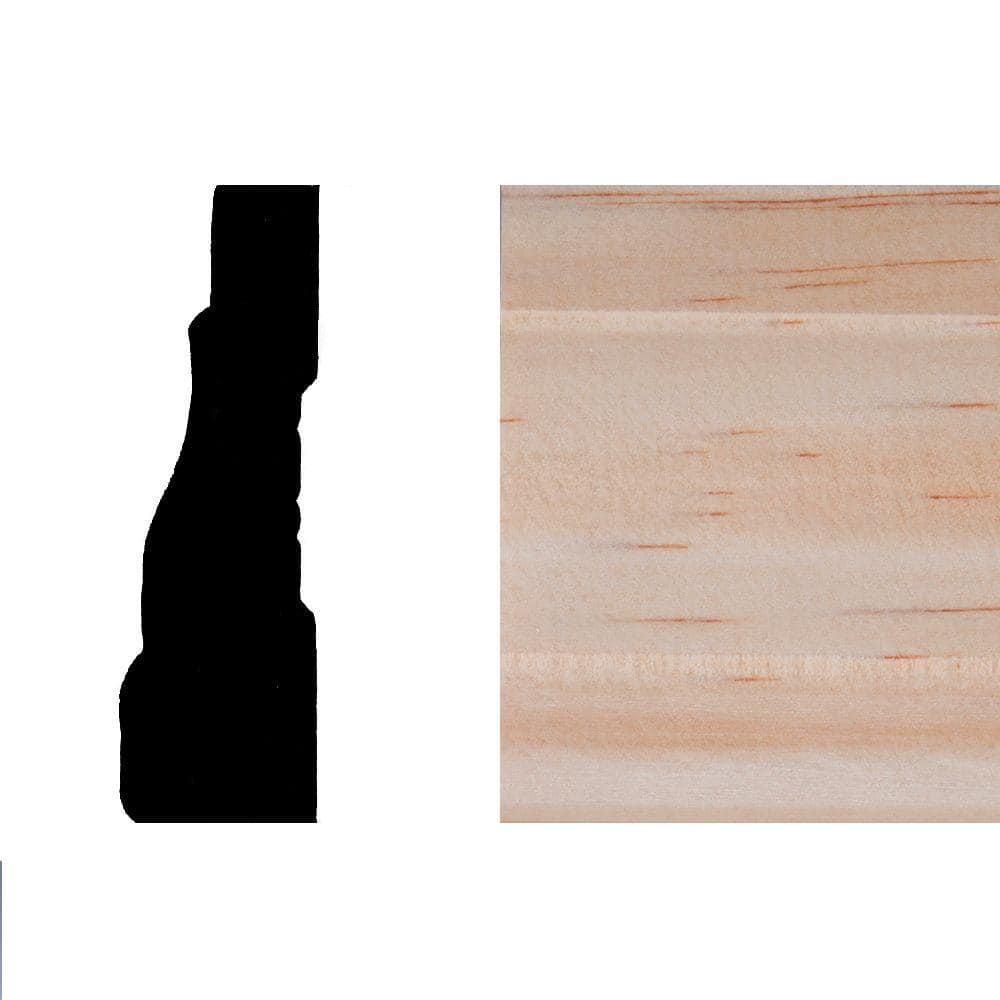 Builder's Choice LWM356 5/8 in. x 2-1/4 in. Pine Wood Casing HDSPL356 ...