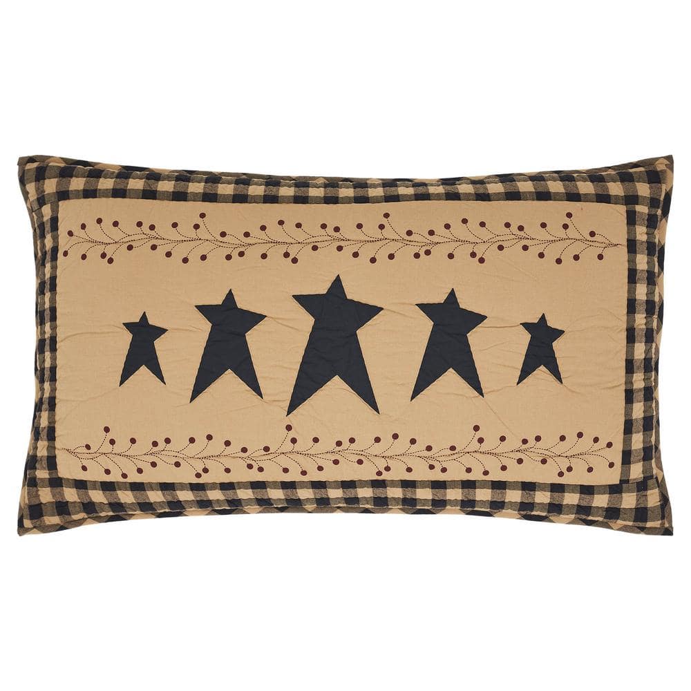 VHC Brands Pip Vinestar Tan Burgundy Black Primitive Country Star ...