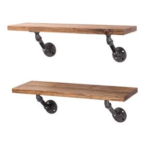 PIPE DECOR 36 in. x 7.5 in. x 6.75 in. Driftwood Tan Restore Wood ...
