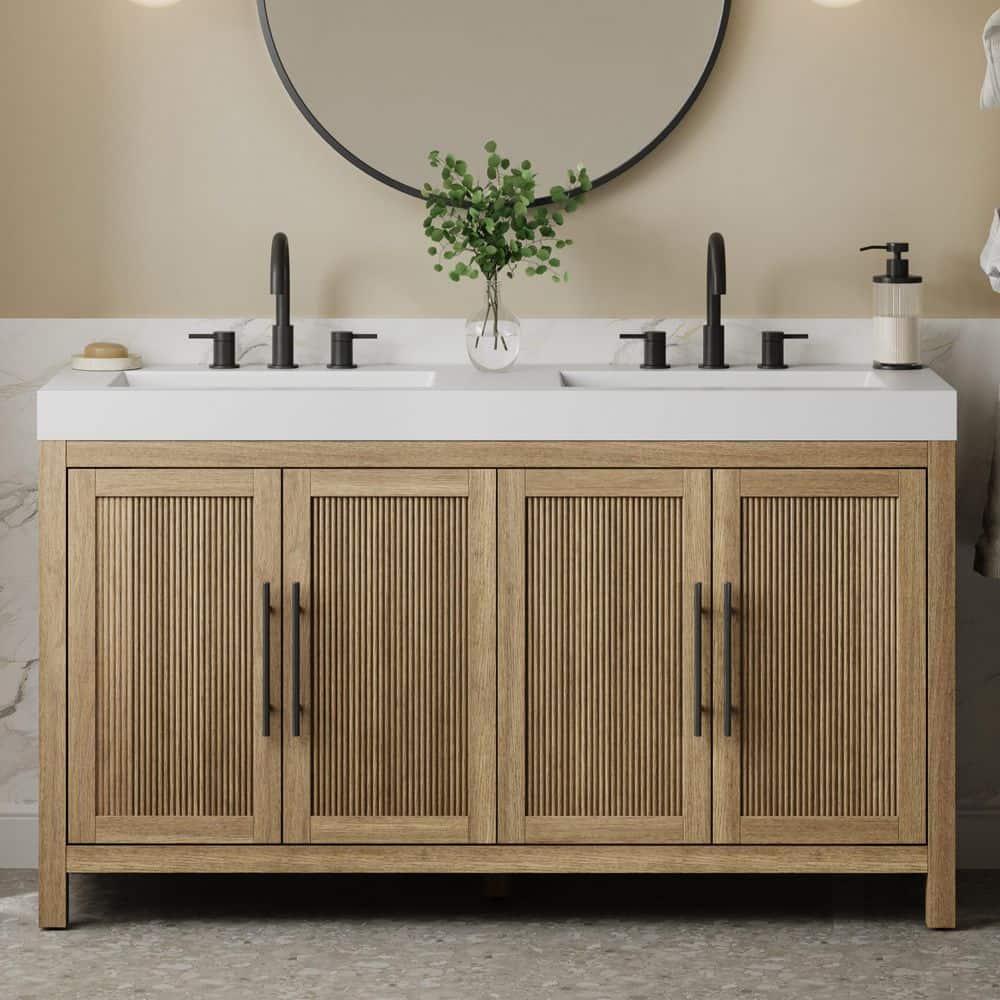 Have a question about Glacier Bay Cargrove 60 in. Double Sink ...