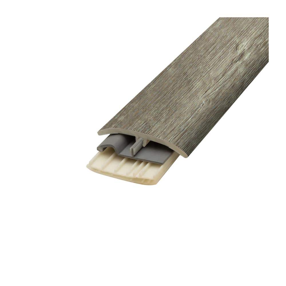 PERFORMANCE ACCESSORIES Weathered Pine 0.31 in. T x 2 in. W x 78.7 in ...