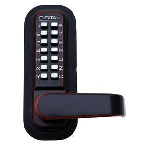 Oil Rubbed Bronze Keyless Mechanical Passage Door Handle Lock Handle ...