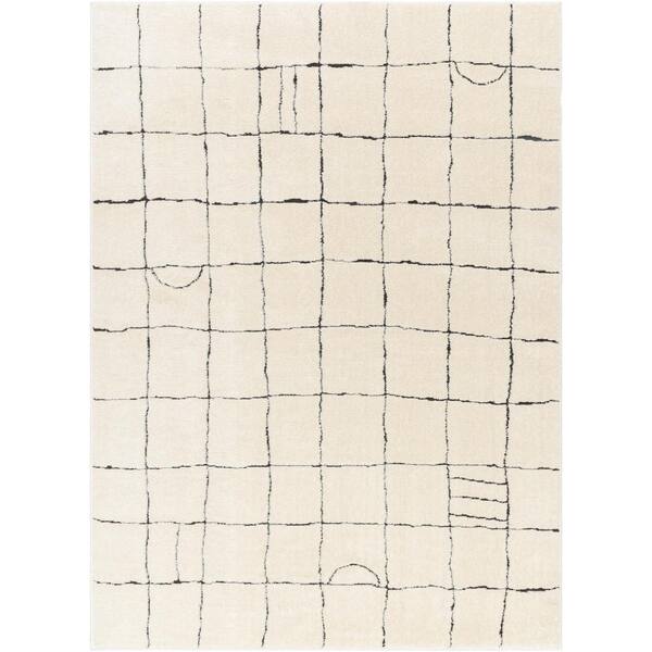 Artistic Weavers Freud Charcoal/Cream 8 ft. x 10 ft. Geometric Indoor ... Artistic Weavers Freud Charcoal/Cream 8 ft. x 10 ft. Geometric Indoor ...