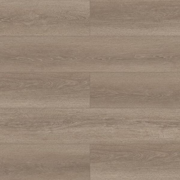 DOTFLOOR Coffee Brown 5MM 8MIL 7.17 in. W x 48 in. L Waterproof Hybrid ...