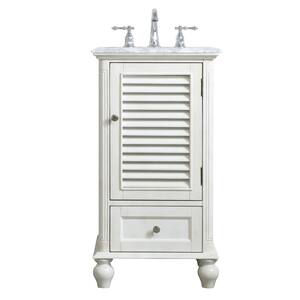 Timeless Home 19 in. W x 19 in. D x 35 in. H Single Bathroom Vanity in ...