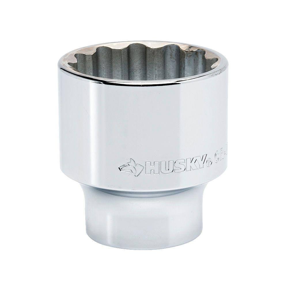 Husky 3/4 in. Drive 1-5/8 in. 12-Point Standard Socket H34D12PT158 ...