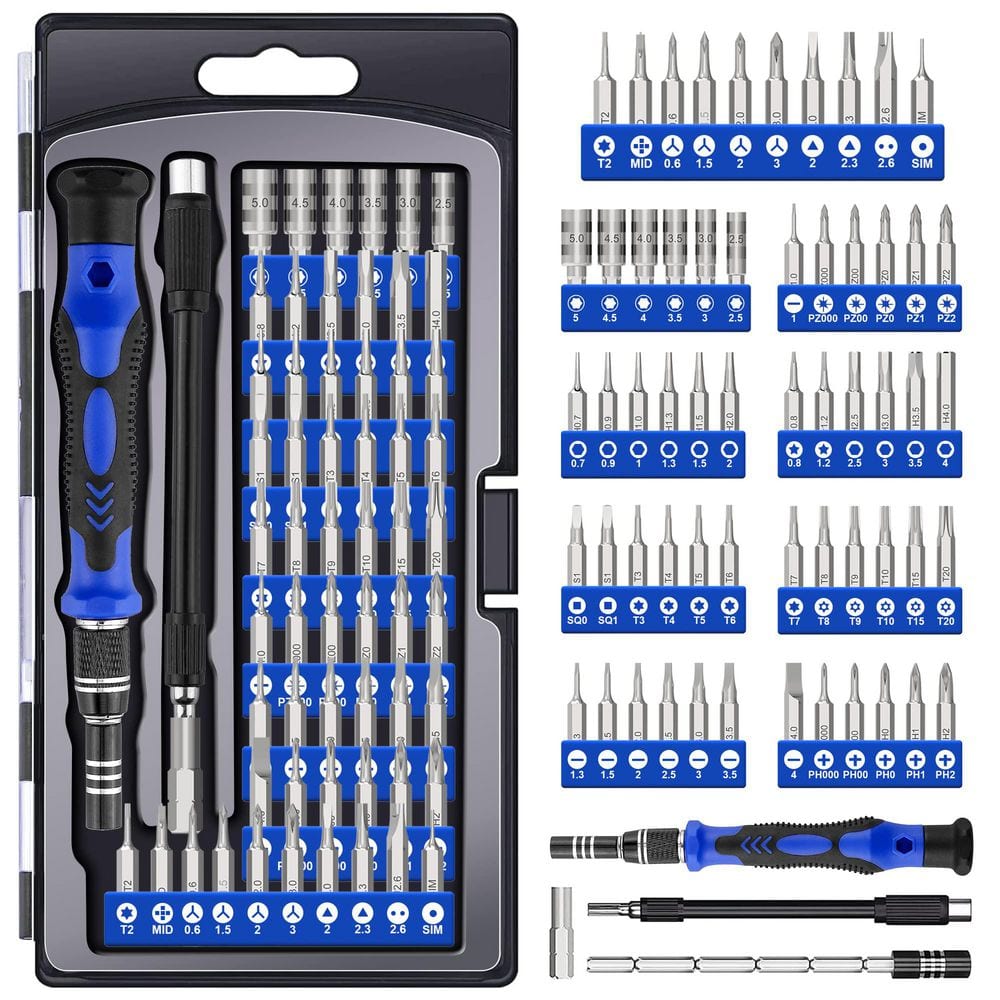 BIBIVIS 62 in 1 Precision Screwdriver Kit, Magnetic Driver Kit with ...