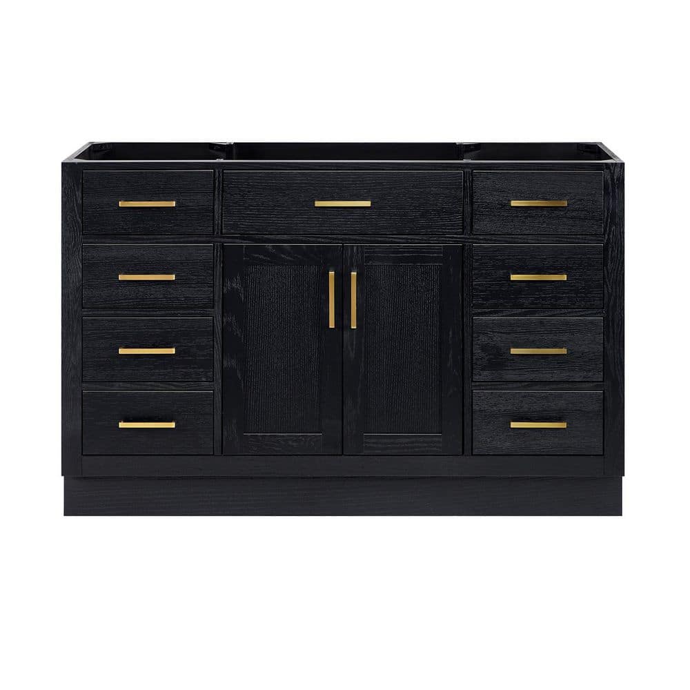 Reviews for ARIEL Hepburn 54 in. Freestanding Bathroom Vanity Cabinet ...