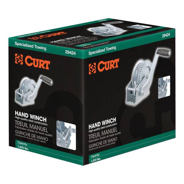 CURT Hand Winch (1,200 lbs., 7-1/2" Handle) 29424 - The Home Depot
